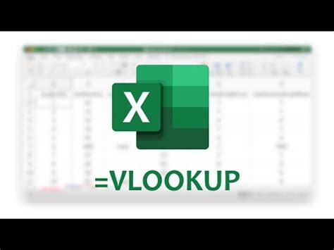 Ms Excel Vlookup Formula Use Excel Tutorial YouTube