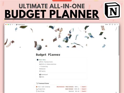 Notion Templates On Linkedin Notion Notiontemplate Ultimatebudgetplanner