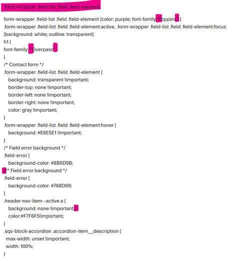 Missing Opening Error Customize With Code Squarespace Forum