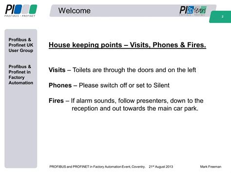Profibus And Profinet Update Mark Freeman Of Siemens Aandd Pdf Computer Networking Computing