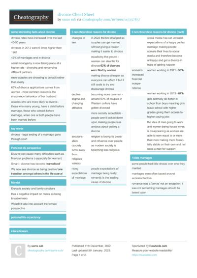 72 Sociology Cheat Sheets Cheat Sheets For Every
