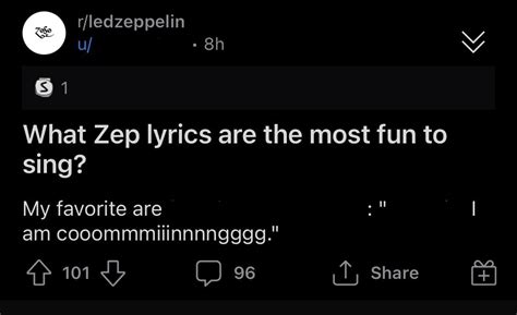 Least Sex Obsessed Lz Fan Rledzeppelincirclejerk