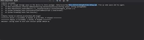 Visual Studio Running Out Of Memory When Deploying Xamarin Forms