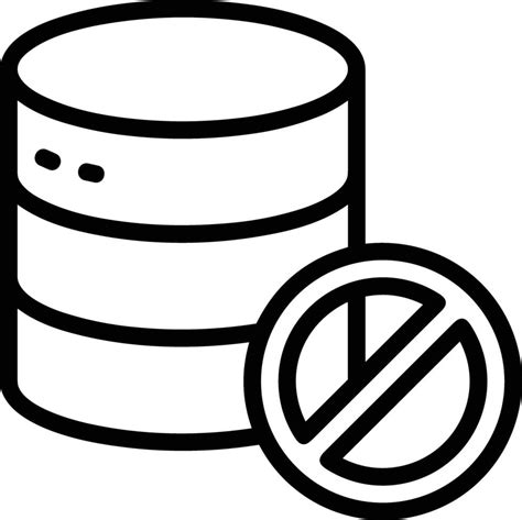 Storage Data Icon Symbol Image For Database Illustration Vector Art At Vecteezy