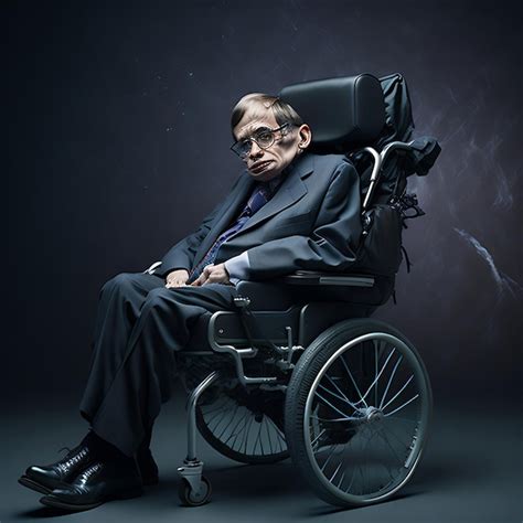 Premium Ai Image Stephen Hawking