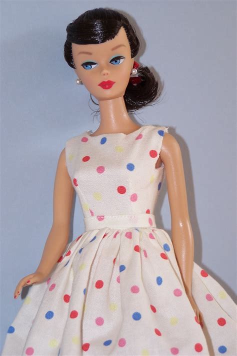 Lizzie S Arty Crafty N Dolls Dolls Reproduction Ponytail Barbie Gets A Dress