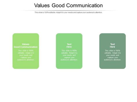 Values Good Communication Ppt Powerpoint Presentation Gallery Grid Cpb Presentation Graphics