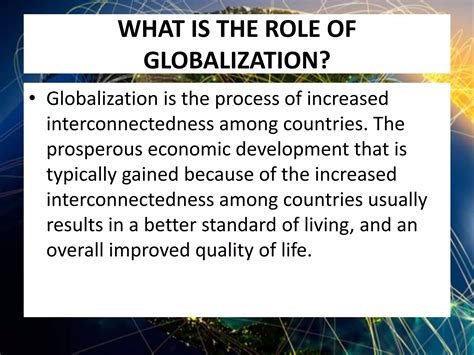 Globalization Business Environment Ppt