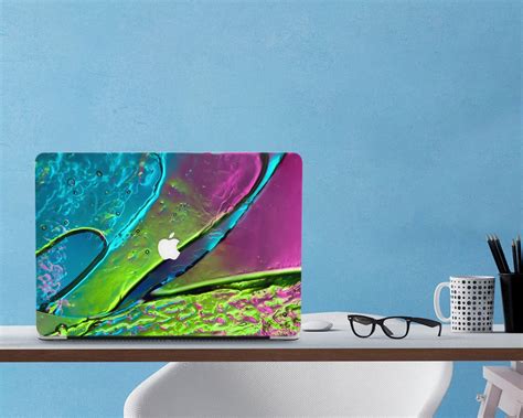 Aesthetic Coque Macbook Pro Case Abstract Laptop Case Etsy