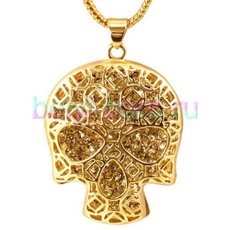 Кулон Череп купить в интернет магазине Белый Барс Бижутерия Кулон