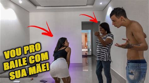 Vou Pro Baile Funk Com A Sua MÃe Reação Do Meu Namorado Youtube