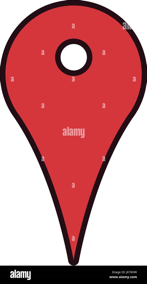 Pointer Map Navigation Gps Guide App Stock Vector Image Art Alamy