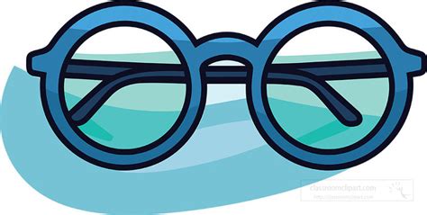 A Simple Clipart Image Of A Pair Of Round Glasses 5812981