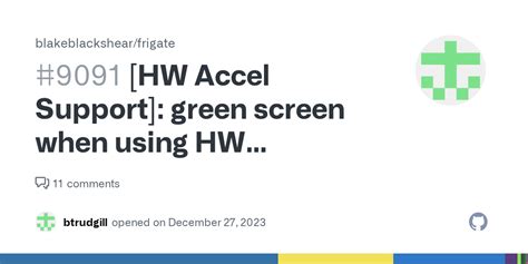 Hw Accel Support Green Screen When Using Hw Acceleration Reolink Duo 2 · Issue 9091