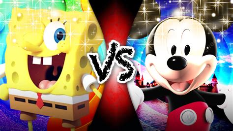 Spongebob Squarepants Vs Mickey Mouse By Ds534 On Deviantart