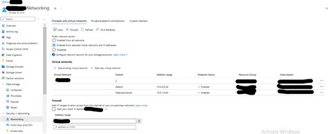 azure unable to mount fileshare as a network drive even after