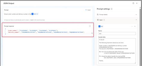 How To Use Json Output In A Prompt Power Platform Community
