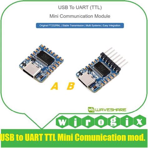 Jual Usb To Serial Uart Ttl Mini Module A Kab Bandung Wirogix Tokopedia