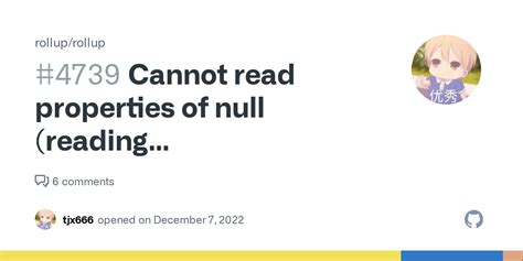 Cannot Read Properties Of Null Reading GetVariableForExportName