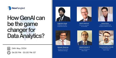 join our webinar on genai for data analytics manashvi tripathi posted on the topic linkedin