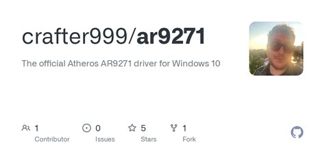 GitHub - crafter999/ar9271: The official Atheros AR9271 driver for ...