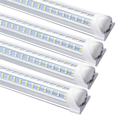 20 Pack 8ft Led Shop Light Fixture T8 120w 12000lm 6500k Led Tube