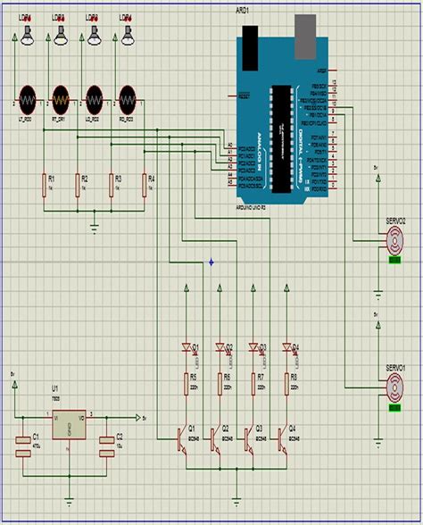 4 Circuit Diagram Of Solar Tracker Using Mppt System With An Arduino