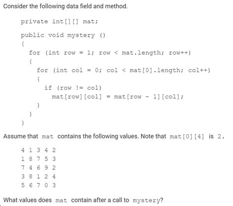 solved consider the following data field and method private