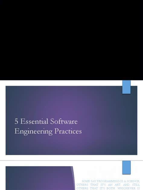 The 5 Software Engineering Practices And System Implementation Pdf