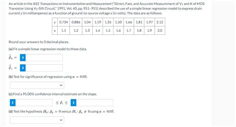 Solved An Article In The IEEE Transactions On Chegg Com
