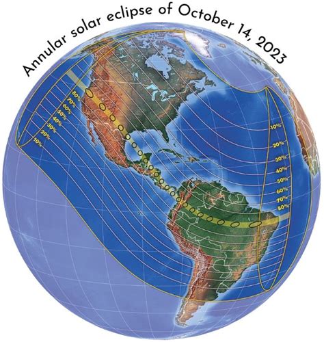 Oct 2024 Annular Eclipse Path Jany Roanne