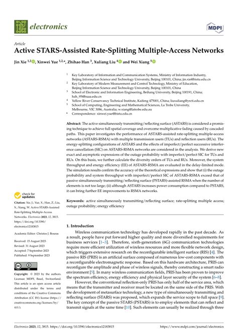 pdf active stars assisted rate splitting multiple access networks