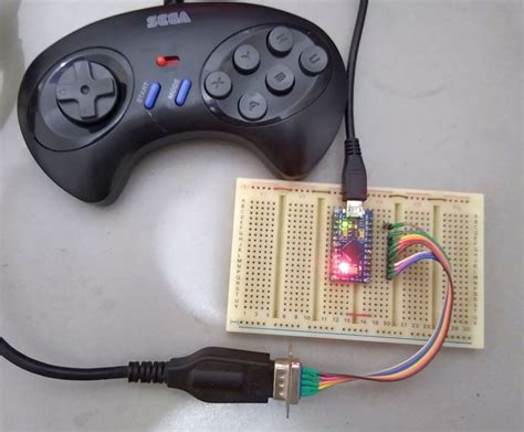 Sega Master System Controller Pinout