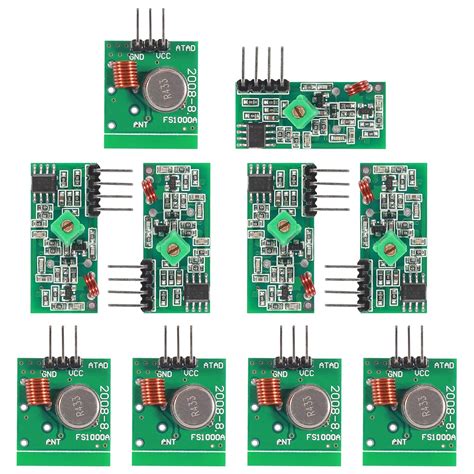 Buy Pcs MHz RF Wireless Transmitter And Receiver Module Kit For ArduinoARMMCU And For