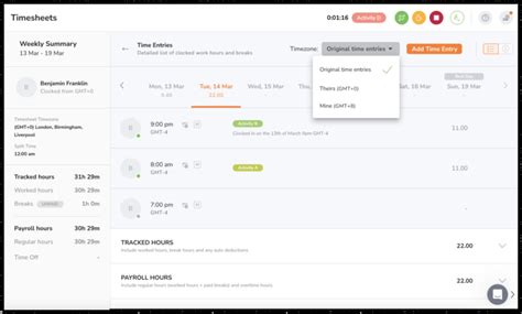 Configuring Timesheet Timezone Jibble