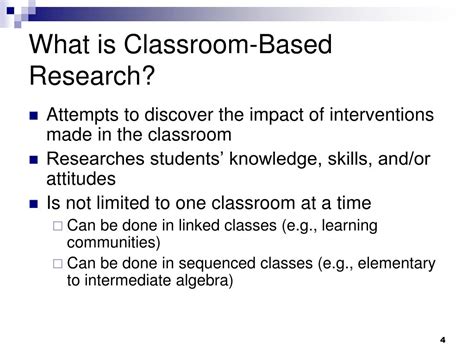 Ppt Classroom Based Research How To Be A Researcher In Your Classroom Powerpoint Presentation