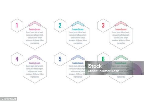개요 육각형 인포 그래픽 템플릿입니다 6가지 옵션 인포그래픽 템플릿 교육 편물 인터넷 연간 보고서 잡지 인포 그래픽 템플릿