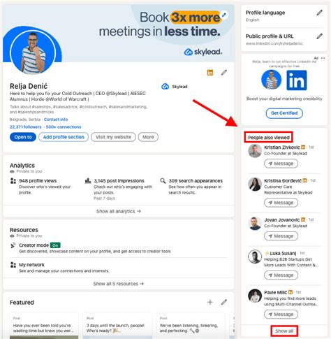 People Also Viewed On Linkedin For Lead Generation [2024] Skylead