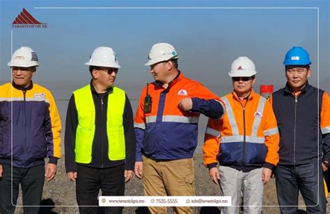 УИХ ын гишүүн УУХҮЯ ы сайд Ж Ганбаатар Тавантолгой уурхайд зочиллоо