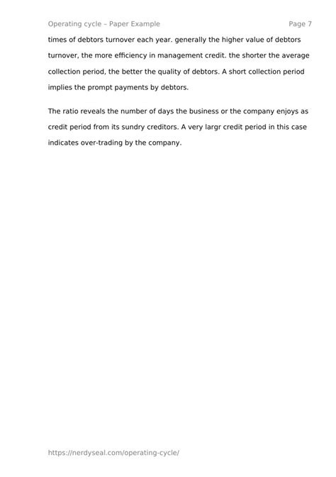 Operating Cycle 1476 Words Nerdyseal