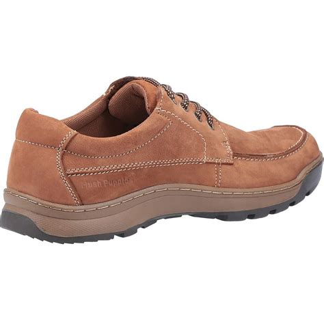 Mens Tucker Lace Up Shoes Tan Hush Puppies Decathlon