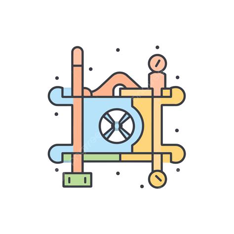 line icon of computer hardware for user interface vector fix lineal icon flat icon png and