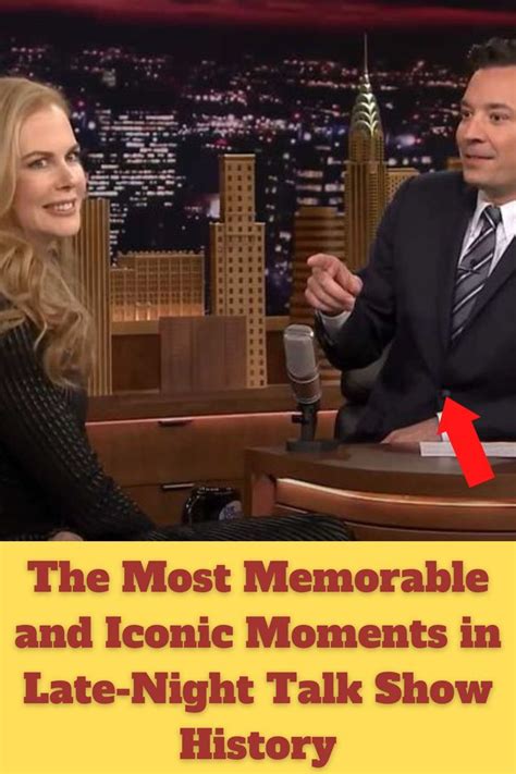 The Most Memorable And Iconic Moments In Late Night Talk Sh Artofit