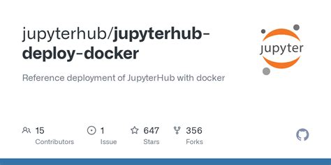 Github Jupyterhubjupyterhub Deploy Docker Reference Deployment Of