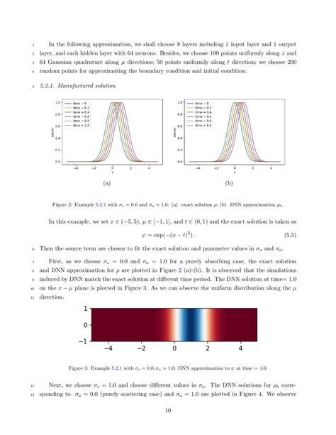 solving the linear transport equation by a deep neural network approach deepai