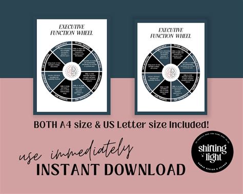 Executive Functions Workbook Printable Executive Functions Workbook