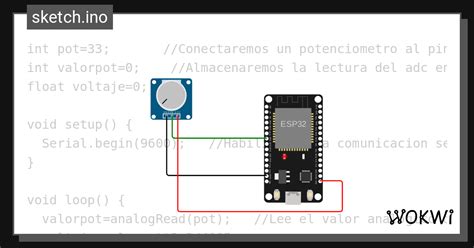 Adc Wokwi ESP STM Arduino Simulator
