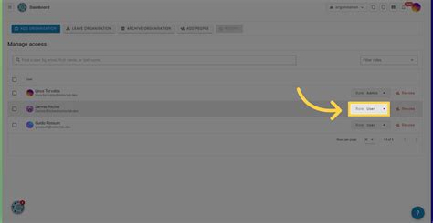 Modify User Permissions