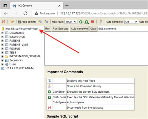 Creating An H2 Database For Pilotfish Interface Tutorials