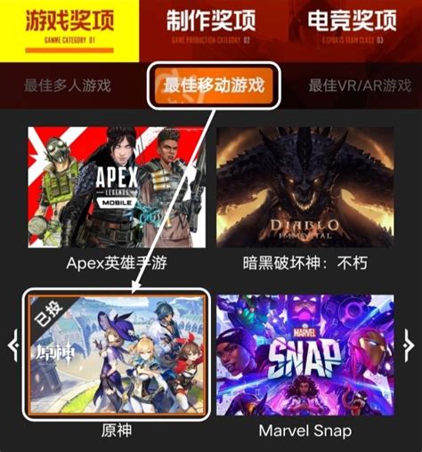 2022年tga游戏大选再提名！投票助力原神出道赢原石！ 原神社区 米游社